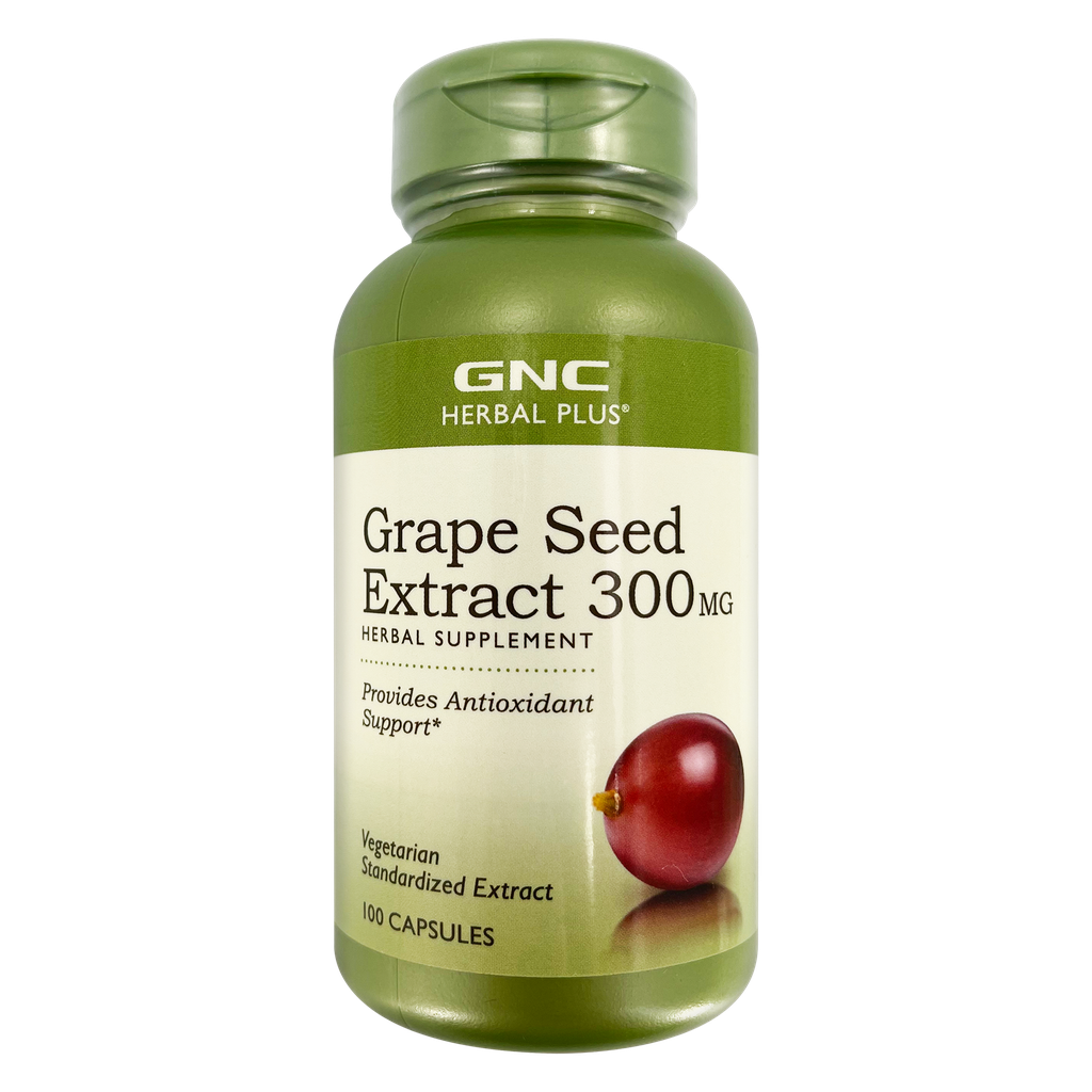 Herbal Plus® Grape Seed Extract 300mg 100 Capsules - gnc.com.au