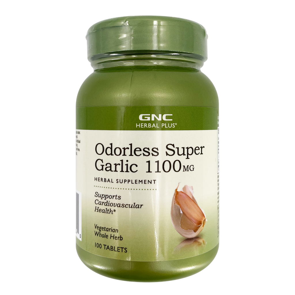 Herbal Plus® Odorless Super Garlic 1100mg 100 Capsules - gnc.com.au