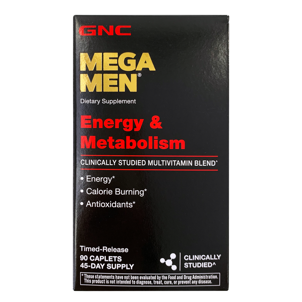 Mega Men® Energy & Metabolism Multivitamin 90 caplets - gnc.com.au