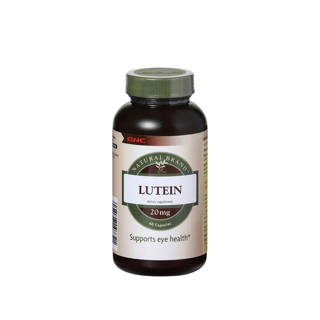 Natural Brand™ Lutein 20mg 60 Cauples - gnc.com.au