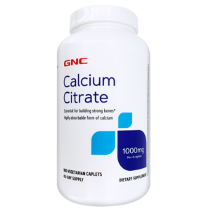 GNC Calcium Citrate 1000mg 180 Caplets - gnc.com.au